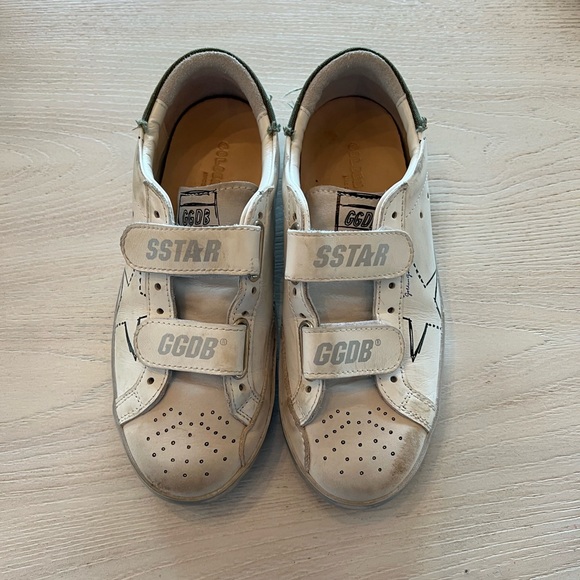 Golden Goose | Shoes | Golden Goose Kids Old School Velcro Strap ...